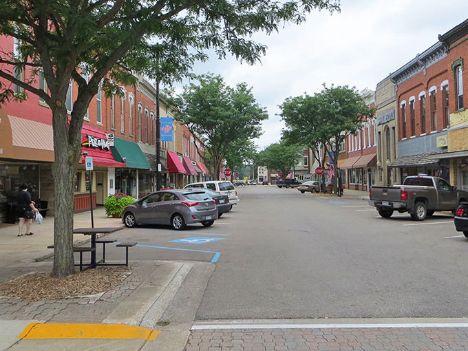 Allegan's tree-lined main street looks like it was plucked straight from a Norman Rockwell painting. Small-town charm without the big-city price tag!