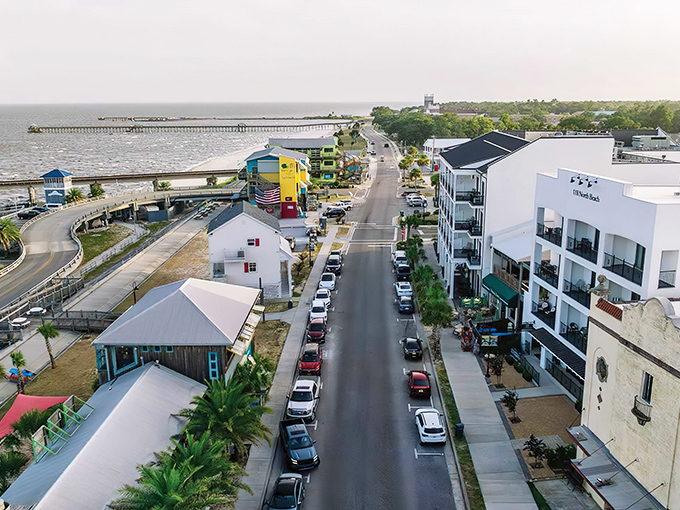 Bay St. Louis's downtown stretches toward the Gulf like an invitation. Where Southern charm meets coastal breezes without coastal prices.