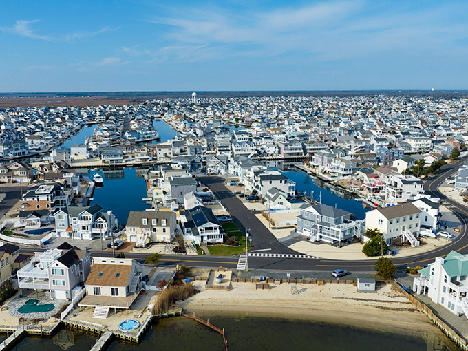 Beach Haven's waterways weave through neighborhoods like a coastal Venice, minus the gondolas and with better seafood options!
