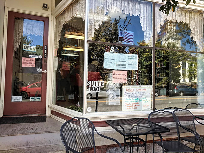 Betty's Restaurant: The lace curtains and sidewalk seating at Betty's aren't just charming&mdash;they're an invitation to slow down and savor life, one bite at a time.