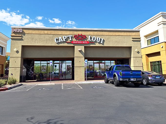 Cap't Loui's storefront might be modest, but inside those doors awaits a seafood boil that'll make you forget you're in the desert!