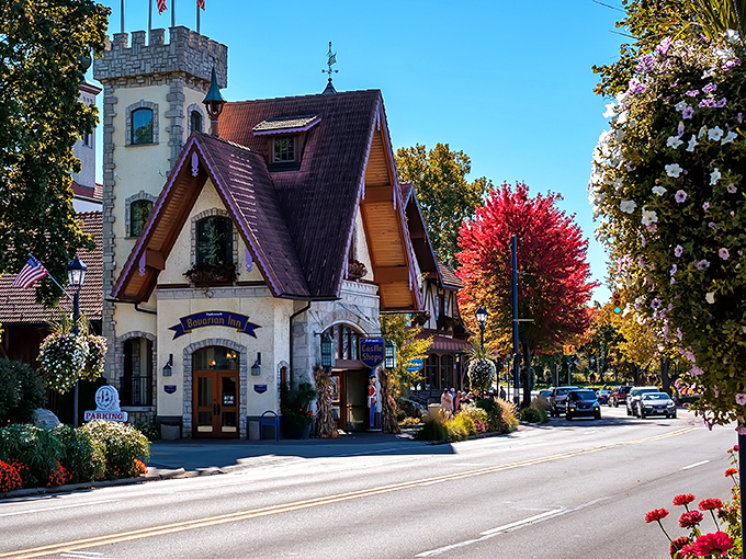 Frankenmuth's fairy-tale architecture makes you feel like you've stumbled into a German storybook that serves chicken dinners!