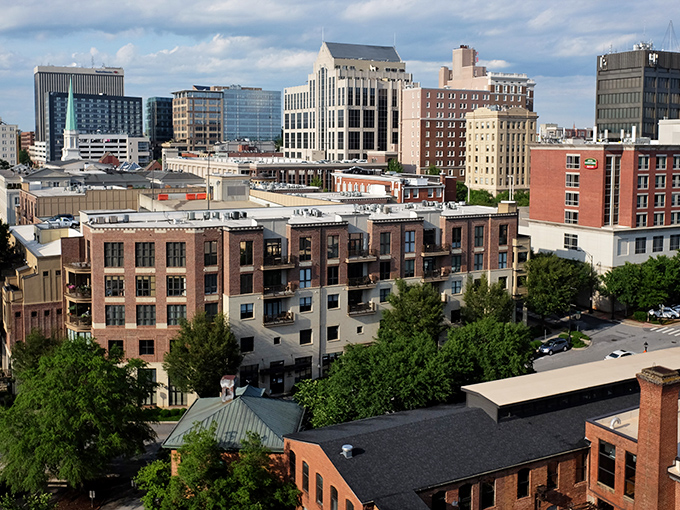 Downtown Greenville's skyline &ndash; where big city amenities meet small-town charm. The perfect backdrop for your retirement adventures!