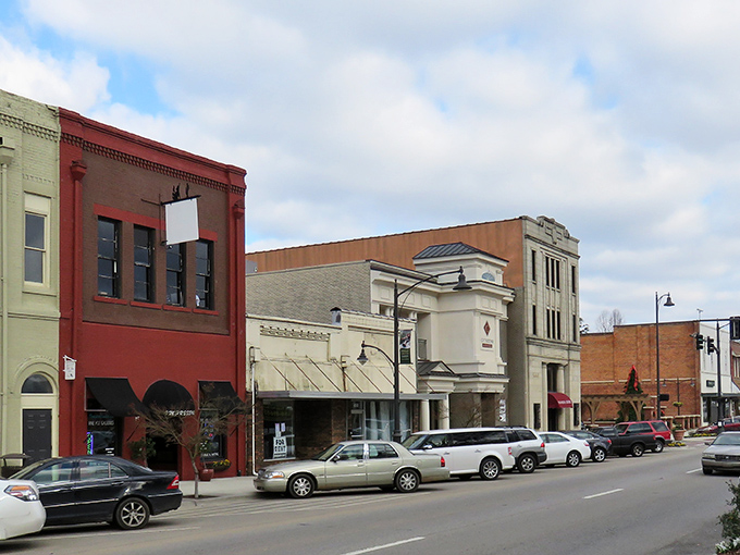 Classic downtown charm where every storefront tells a story and parking spots aren't mythical creatures. 