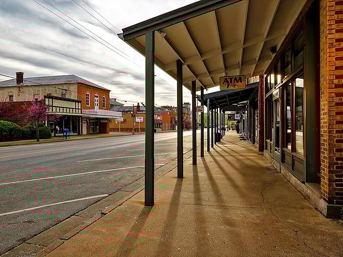 Hermann's historic main street whispers stories of German heritage with every brick and covered walkway. Small-town charm at its finest!