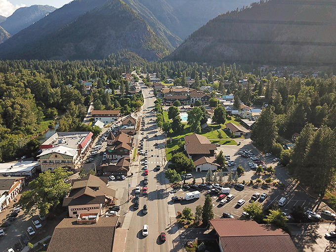 Leavenworth: Bavarian dream nestled in the Cascades. Like stepping into a storybook where every building looks like it should sell gingerbread.