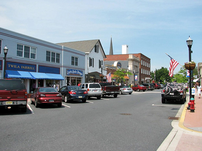 Lewes's Main Street isn't just charming—it's where locals practice the ancient art of the Delaware Wave, perfected over centuries of neighborly living.