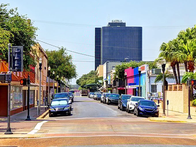 McAllen's colorful downtown could be a movie set &ndash; where Social Security dollars stretch like Texas highways.
