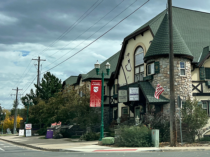 Midway's Swiss-inspired architecture makes you feel like you've stumbled into a European fairy tale without the jet lag.