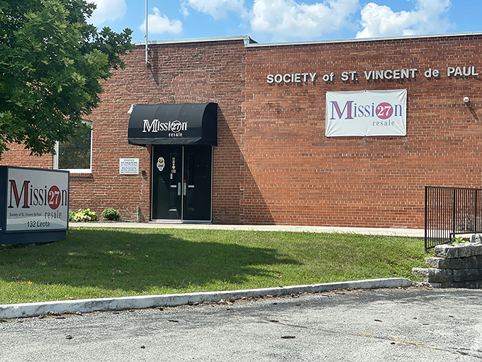 Mission 27's brick facade might look humble, but inside lurks a wonderland of secondhand treasures that would make Marie Kondo weep with organizational joy.