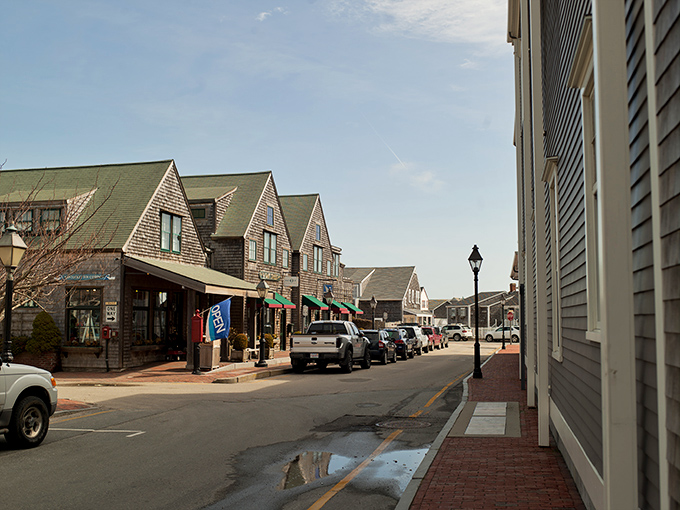 Strolling down Nantucket's brick-lined streets feels like stepping into a storybook where every shingle tells a seafaring tale.