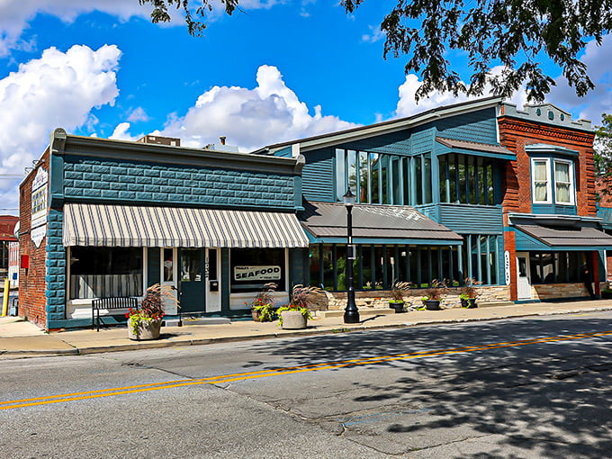 Paula's weathered storefront whispers "local secret" to those wise enough to venture inside. 