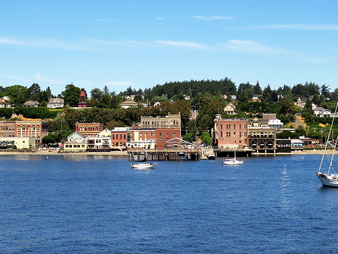 Port Townsend's waterfront charm beckons with historic buildings and bobbing sailboats, a postcard-perfect scene where your Social Security check stretches further.