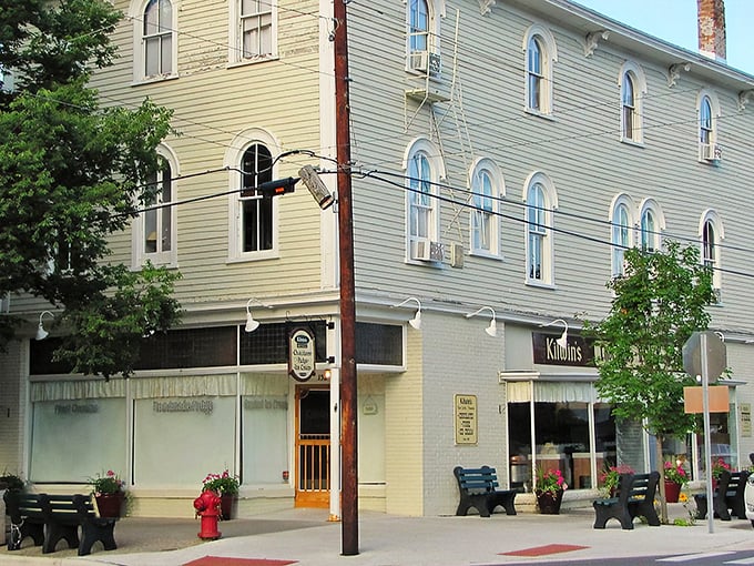 Historic charm meets small-town warmth in downtown Saugatuck, where every storefront has a story and every bench invites conversation.