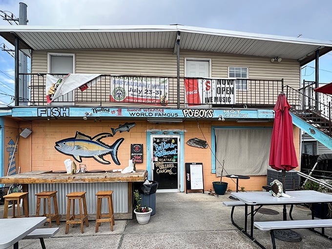 Seither's exterior is a masterpiece of Gulf Coast funk &ndash; like finding a treasure map disguised as a bait shop.