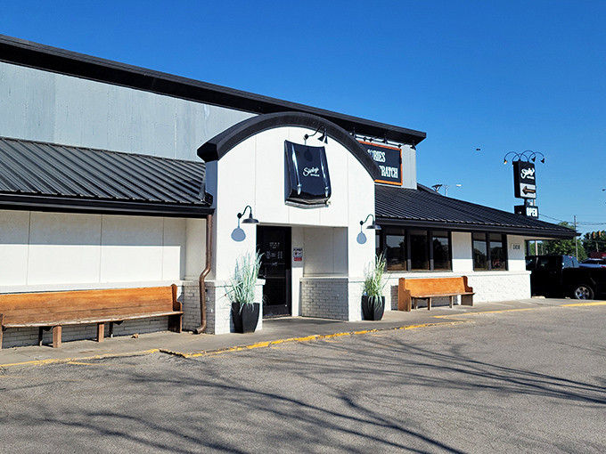 The sign says it all &ndash; "Good Memories Made From Scratch." Like your grandmother's kitchen, if grandma had industrial cooking equipment! 