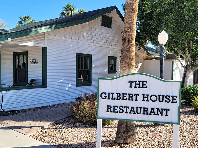 The Gilbert House: A charming white cottage serving breakfast with more character than most people have before coffee.