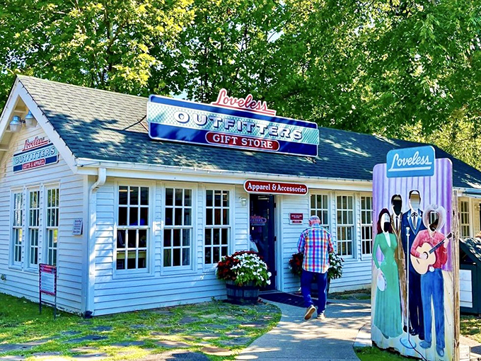 The charming white facade of Loveless Cafe houses biscuit magic that's drawn hungry pilgrims for decades. Worth every mile of the journey!