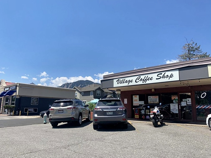 The Village Coffee Shop's unassuming exterior hides Boulder's breakfast paradise &ndash; where pancakes are the size of frisbees and coffee flows like mountain streams.