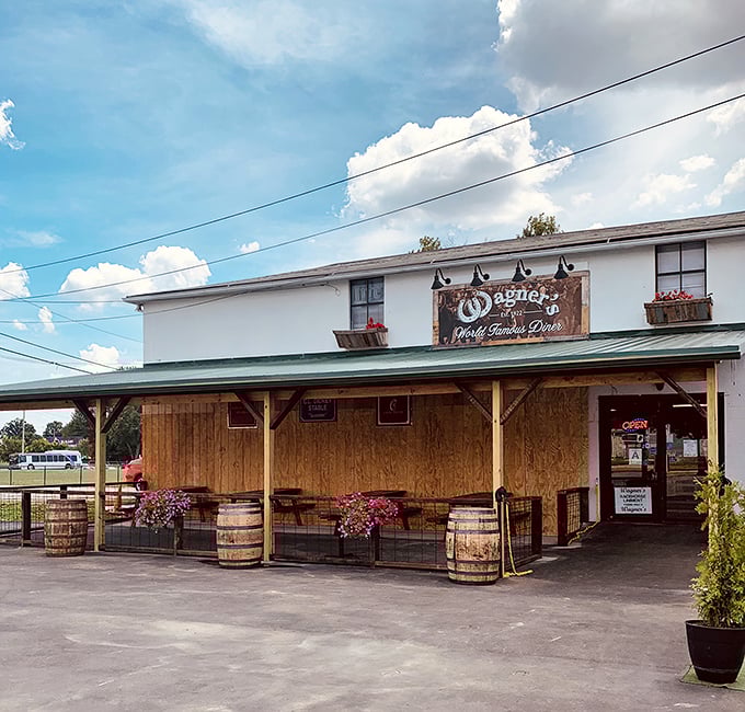 Wagner's Pharmacy: "Where racing legends fuel up! This historic Louisville spot has been serving trackside comfort since before your grandpa's first bet."