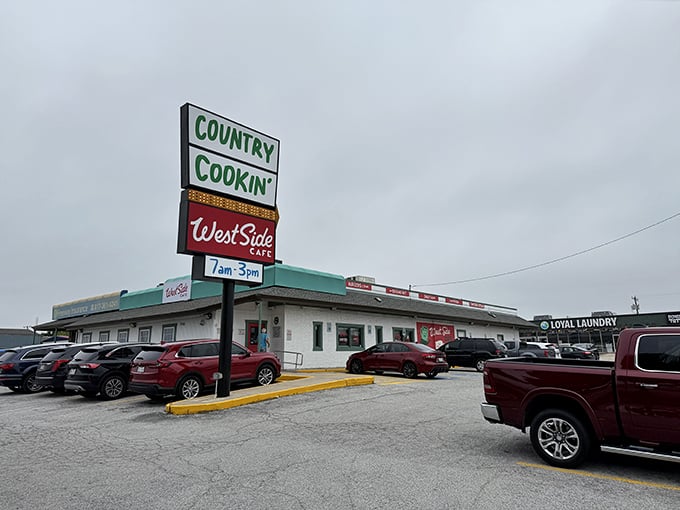 West Side Cafe: Where "Country Cookin'" isn't just a sign&mdash;it's a promise that'll have you unbuckling your belt before dessert even arrives.