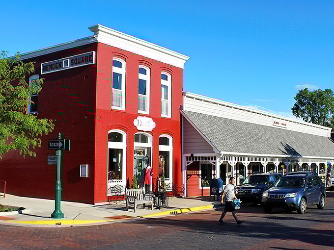 Zionsville's brick-red buildings and charming storefronts look like they're straight out of a Hallmark movie. Small-town perfection!