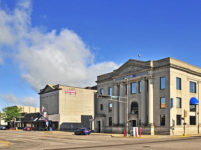 Historic buildings stand sentinel in Antigo's downtown, offering charm at prices that won't send your retirement account into therapy.