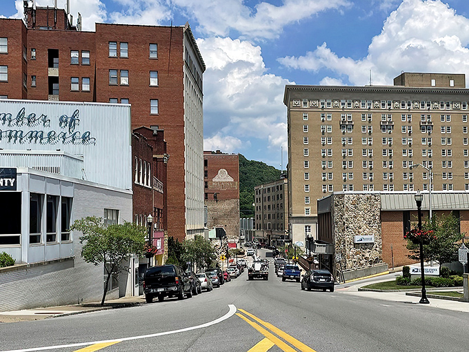 Bluefield's skyline nestles against the mountains, where brick buildings tell stories of a city where retirement dollars stretch like the horizon.
