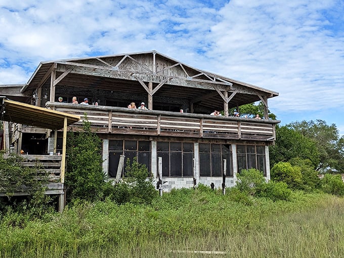 Bowens Island Restaurant: That deck isn't just for show&mdash;it's where seafood dreams come with a side of marsh views that no five-star restaurant could ever replicate.