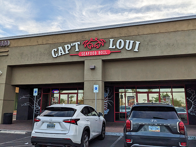 The unassuming facade of Cap't Loui hides a seafood paradise where bibs aren't just recommended &ndash; they're practically mandatory!