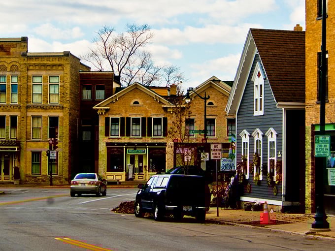 Main Street Cedarburg offers a Norman Rockwell painting come to life, where even the parking meters seem charming. 