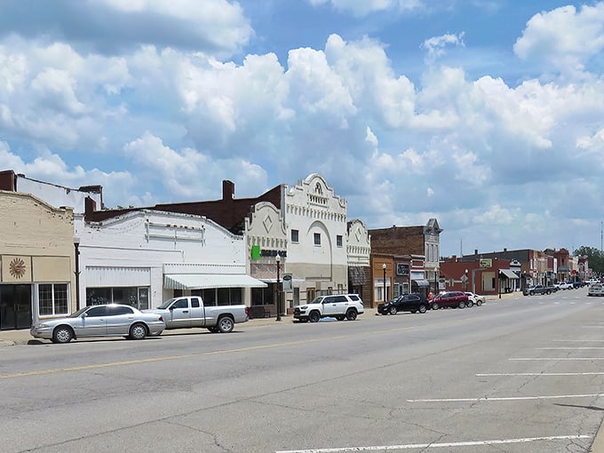 Main Street magic in Council Grove &ndash; where these historic storefronts have witnessed more Kansas stories than a wheat field has stalks.