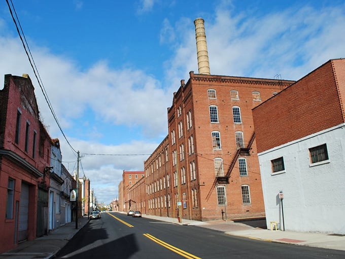 Old textile mills and new opportunities stand side by side in Danville, where brick sidewalks lead to affordable living along the peaceful Dan River.