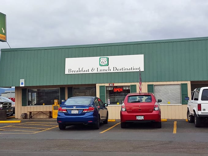 Diner 62 (Central Point): The "Breakfast & Lunch Destination" sign doesn't lie&mdash;locals pack the parking lot for those plate-sized pancakes and endless coffee refills.