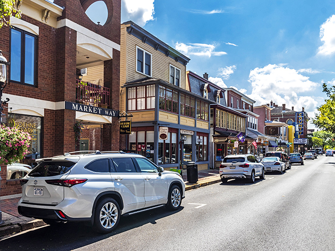 Market Way in Doylestown – where parallel parking skills are admired and shop owners remember your birthday better than Facebook.