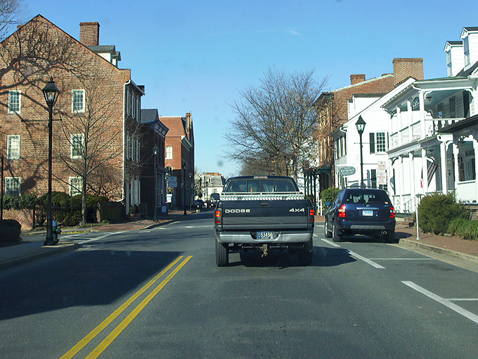 Brick sidewalks and colorful awnings &ndash; Easton's Main Street invites you to slow down and stay awhile.