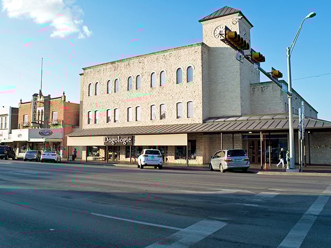 The historic storefronts of Fredericksburg stand like friendly sentinels, housing shops where "quick errands" turn into hour-long catch-up sessions.