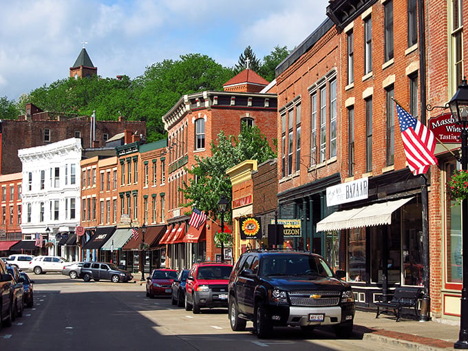 Strolling down this historic street feels like walking through a movie set &ndash; except these buildings have been charming visitors since Lincoln's day.