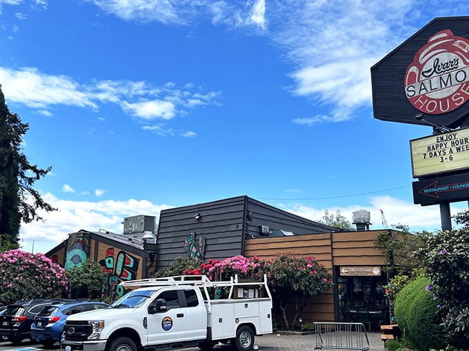 Where Seattle's seafood dreams come true! Ivar's wooden exterior hides treasures of alder-smoked salmon and crispy fish.