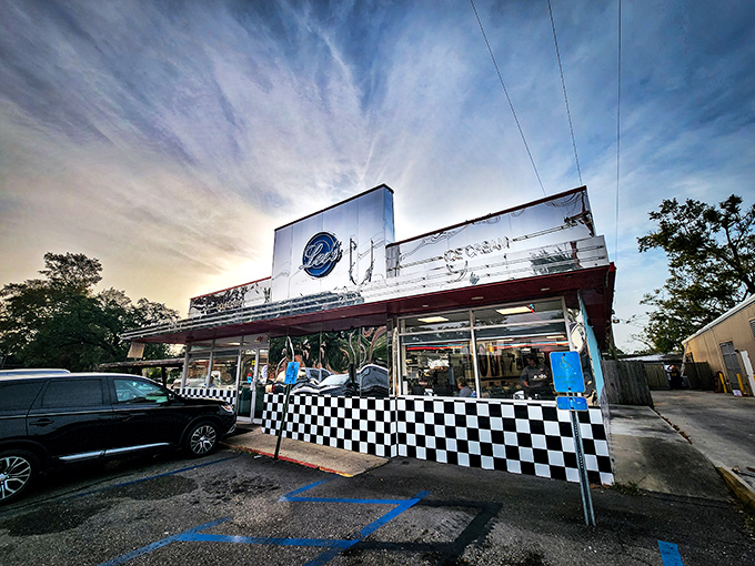 This retro drive-in looks like it was plucked straight from "American Graffiti" – serving nostalgia with a side of crispy fries.