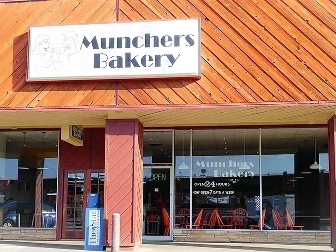 The 24-hour beacon of hope for sugar-seekers everywhere. At Munchers, "I'll just have one" becomes the biggest lie you'll tell yourself today.