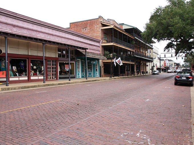 Those brick streets have seen centuries of stories. Like a Louisiana time machine with better shopping opportunities!