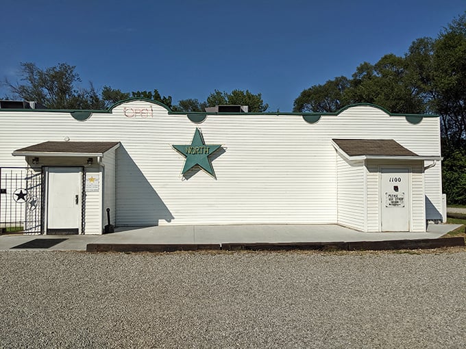 Simple white siding hides flavor explosions inside&mdash;like finding a steakhouse speakeasy in plain sight!