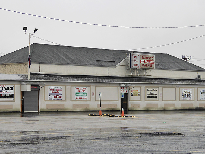 Patapsco's storefronts might look modest, but behind those signs lies Maryland's answer to Ali Baba's cave of wonders.