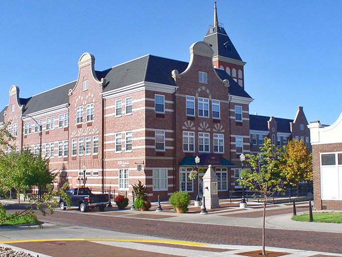 This isn't Amsterdam&mdash;it's Pella, Iowa, where Dutch architecture makes every stroll downtown feel like a European getaway.