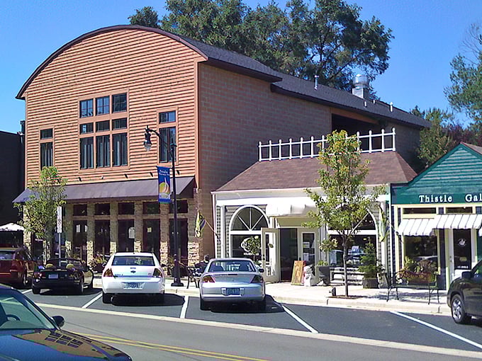 Saugatuck's blend of modern shops in vintage buildings creates the perfect backdrop for those "accidentally bumped into three neighbors" mornings.
