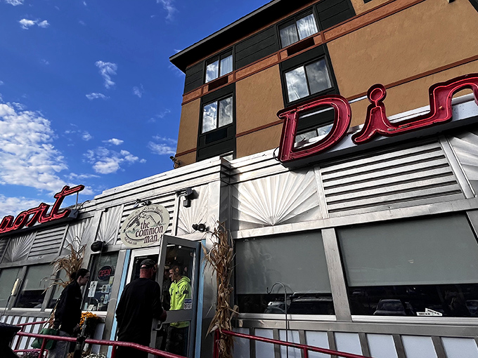 Step through these doors and journey back to a time when chrome was king and breakfast was served all day.