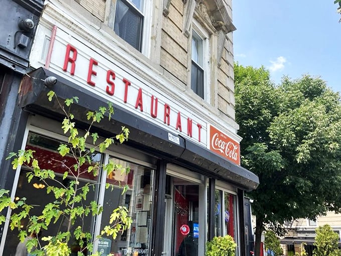 Step back in time at this Washington Avenue classic, where the red lettering promises&mdash;and delivers&mdash;comfort food perfection.