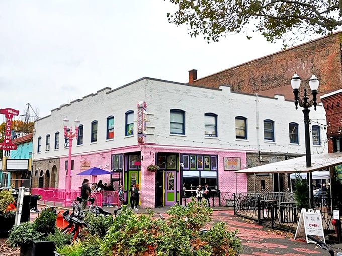 That glowing "OPEN" sign is the bat signal for donut lovers. Their storefront may be modest, but their flavors are anything but. 