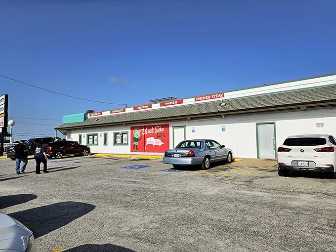That classic red and white exterior isn't just retro charm&mdash;it's a beacon for breakfast lovers who know where the real morning magic happens.
